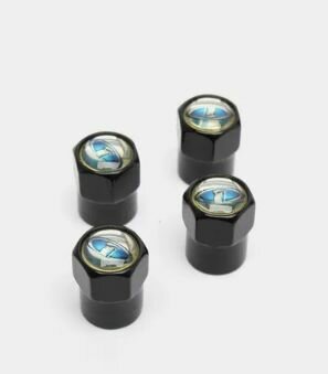 Колпачки на ниппель с логотипом LADA для колес/шин металлические