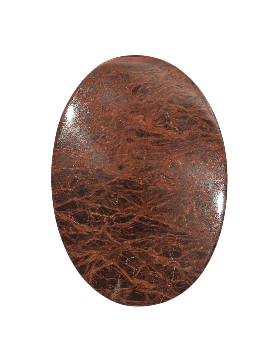 Кабошон Анальцим 45х32х4 мм.