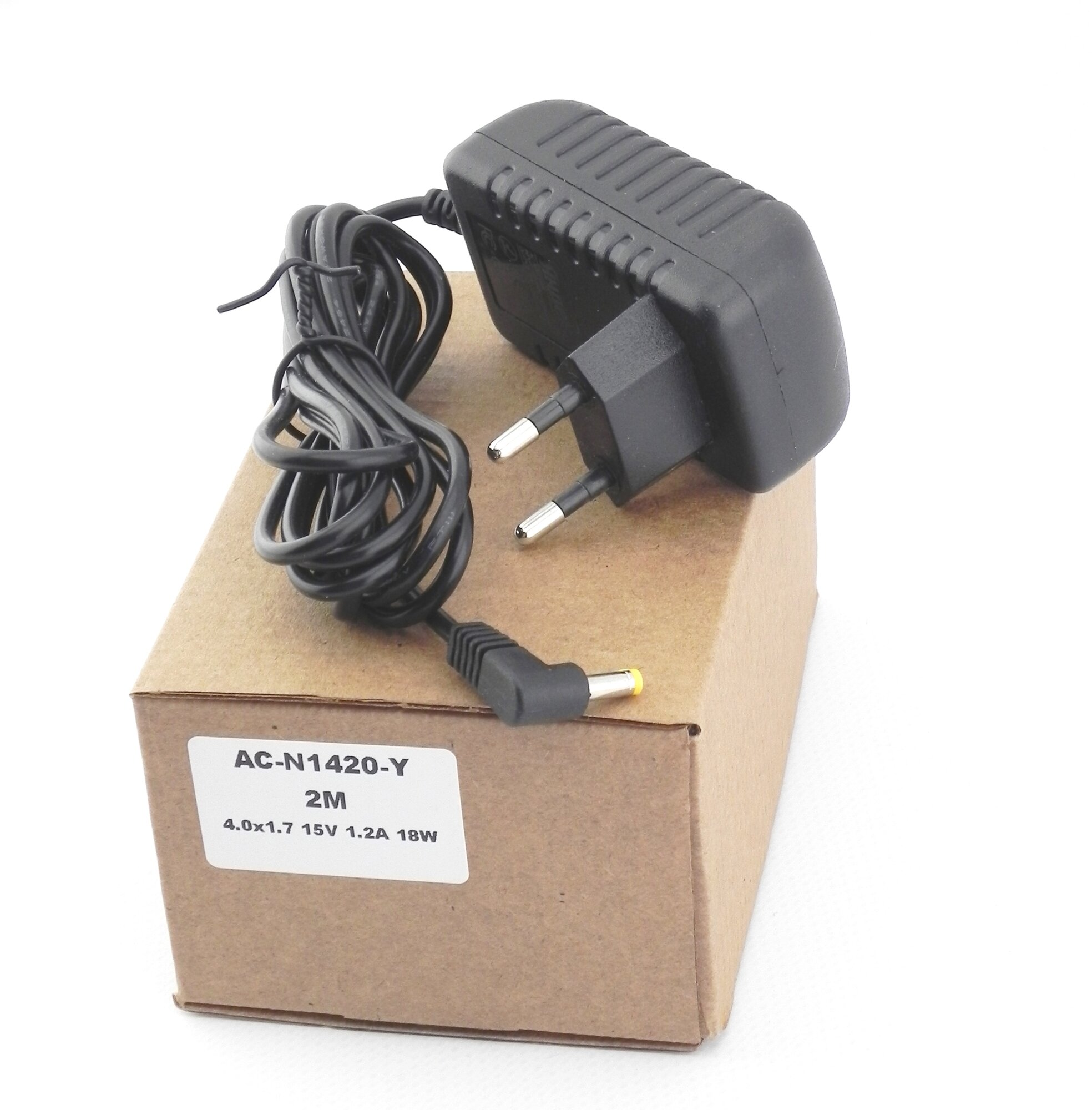 Блок питания 15V 1.2A 18W угловой штекер (как Y0501) для Яндекс Мини 2 - 2м