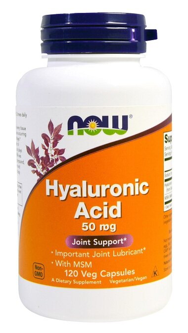 NOW Hyaluronic Acid with MSM (120 вег кап)