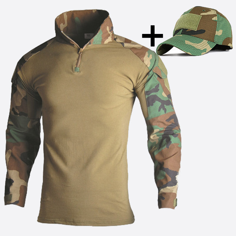 Дышащая легкая тактическая рубашка + дышащая легкая тактическая кепка