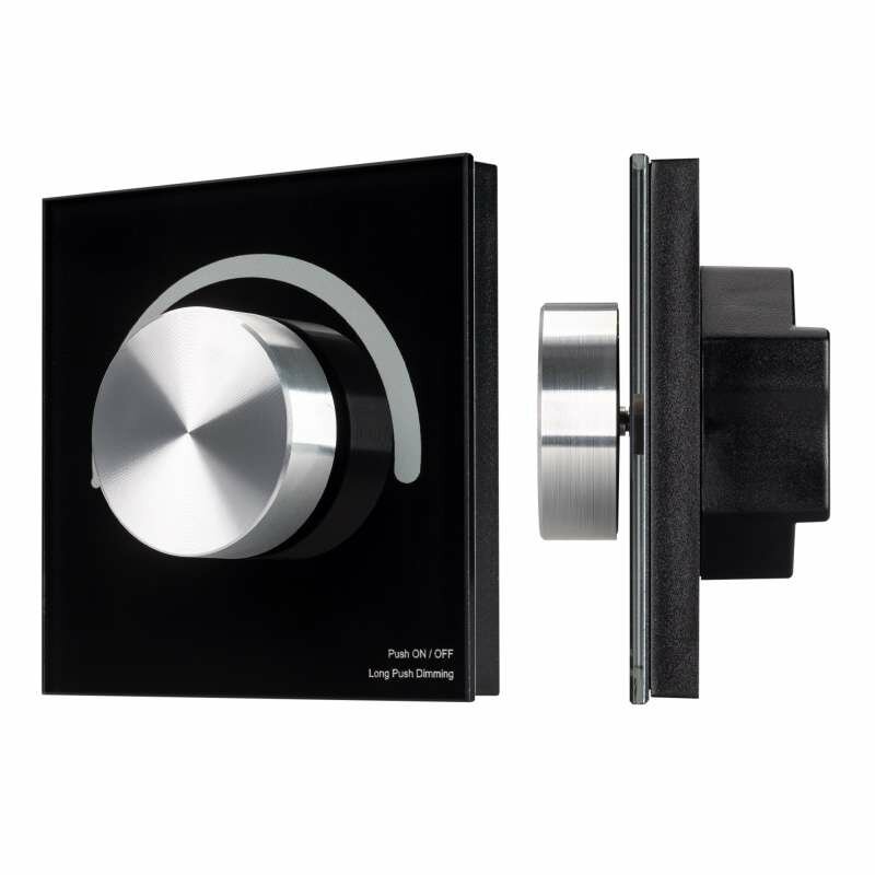 Панель встраиваемая Rotary 033753 SMART-P1-DIM-G-IN Black (3V, 1 зона, 2.4G)