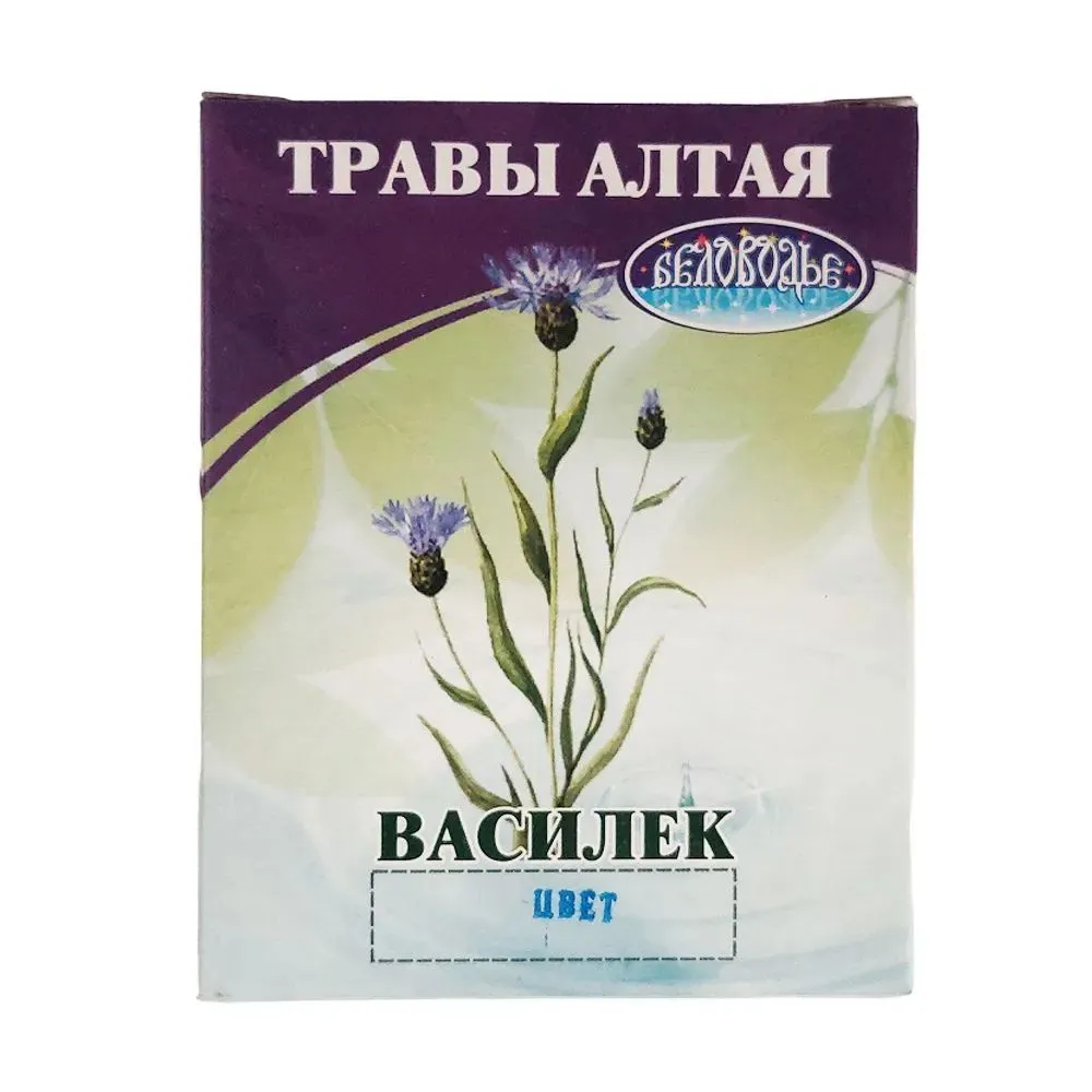 Цветы и бутоны василька, (Беловодье)