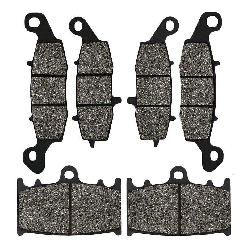 Колодки тормозные передние и задние для мотоциклов SUZUKI VL 1500 Intruder 2002-2009 VL1500 Boulevard C90 C90T 2005-2010 Серый, Front and Rear