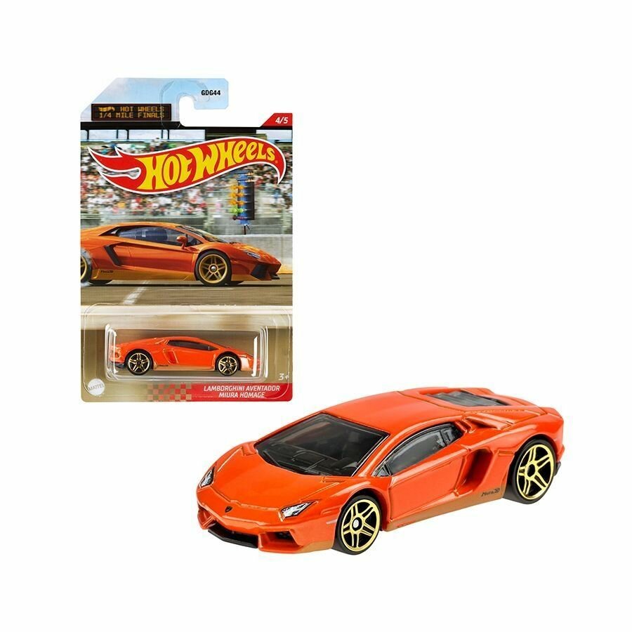 Машинка коллекционная Mattel Hot Wheels GDG44 LAMBORGHINI AVENTADOR MIURA HOMAGE
