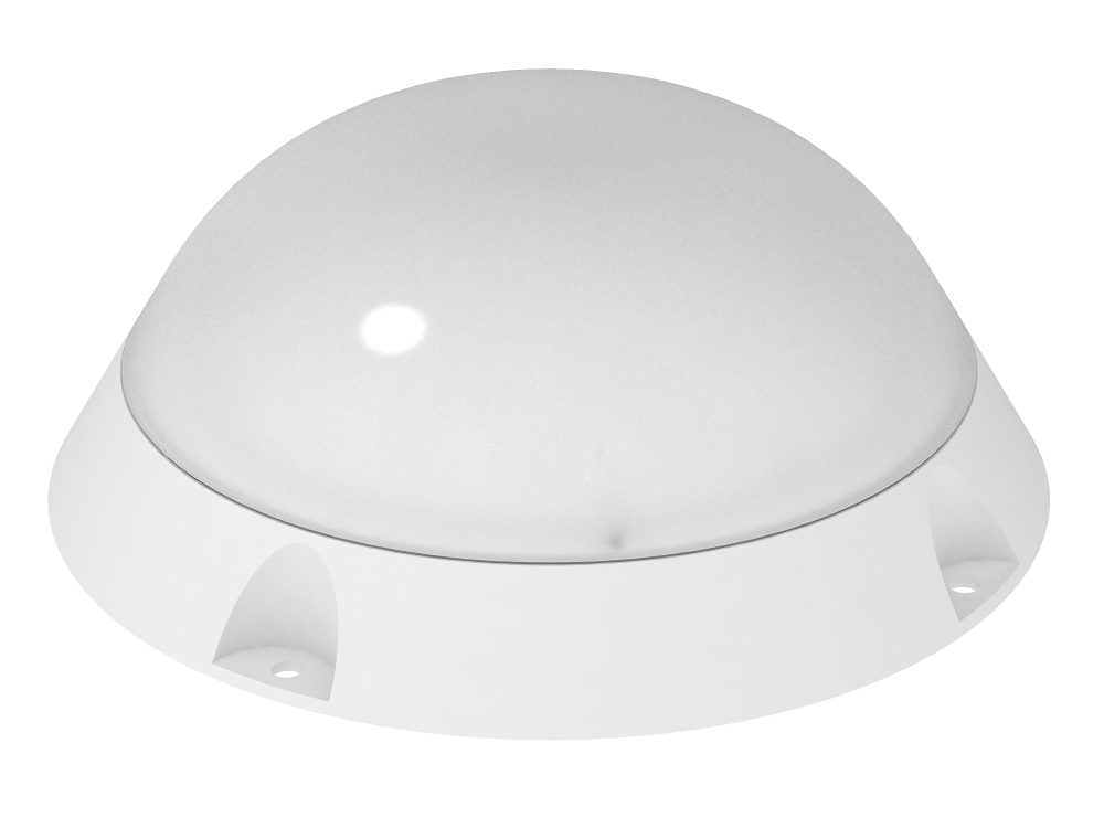 Светильник светодиодный ЖКХ 10Вт 5000К IP65 1000лм 185х70 диод 0.1Вт антивандальный кругл. VARTON V1-U0-00005-21000-6501050