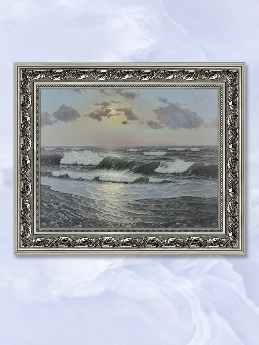 Картина настенное панно морская большая горизонтальная декор