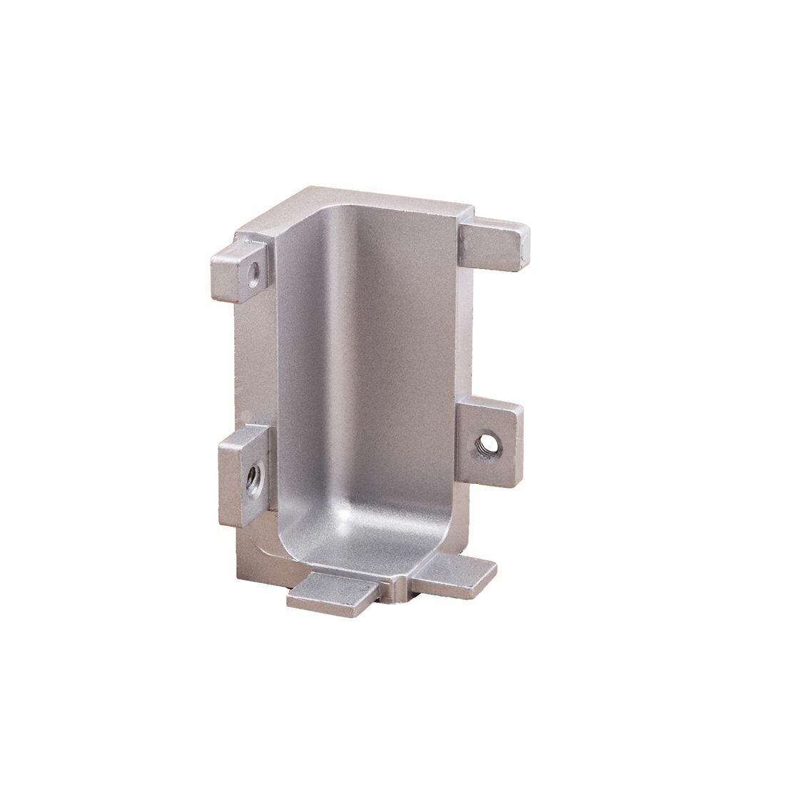 Уголок металлический внутренний L-образный к профилю Gola, браш золото