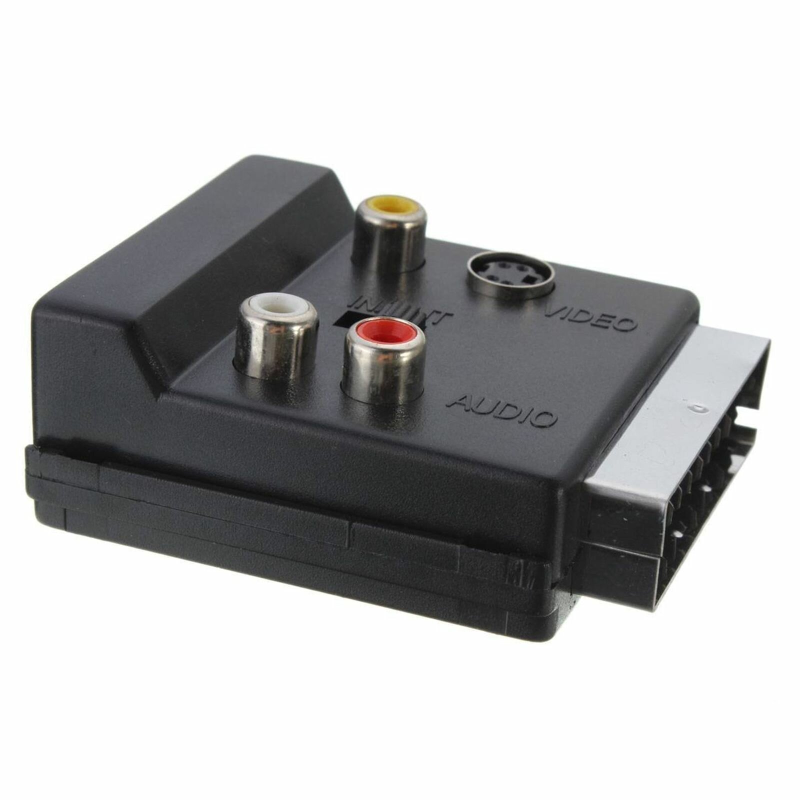 Конвертер видео ТВ SCART в 3RCA S с домашним адаптером IN/OUT 20 Pin to 3 RCA