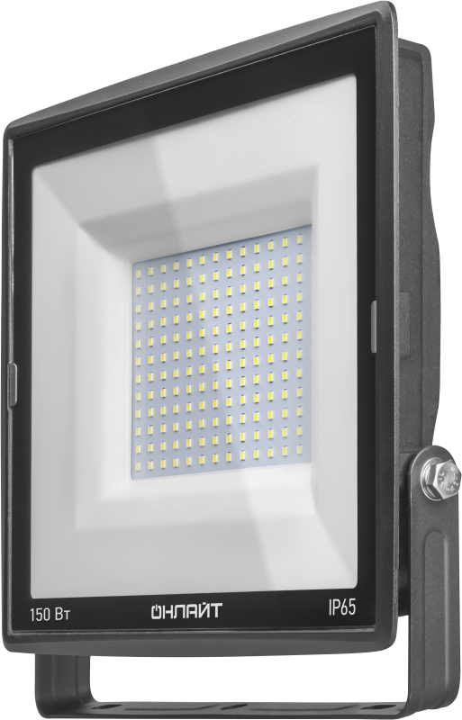 Прожектор светодиодный 14 344 OFL-150-6.5K-BL-IP65-LED 150Вт 6500К IP65 12000лм черн. Онлайт 14344