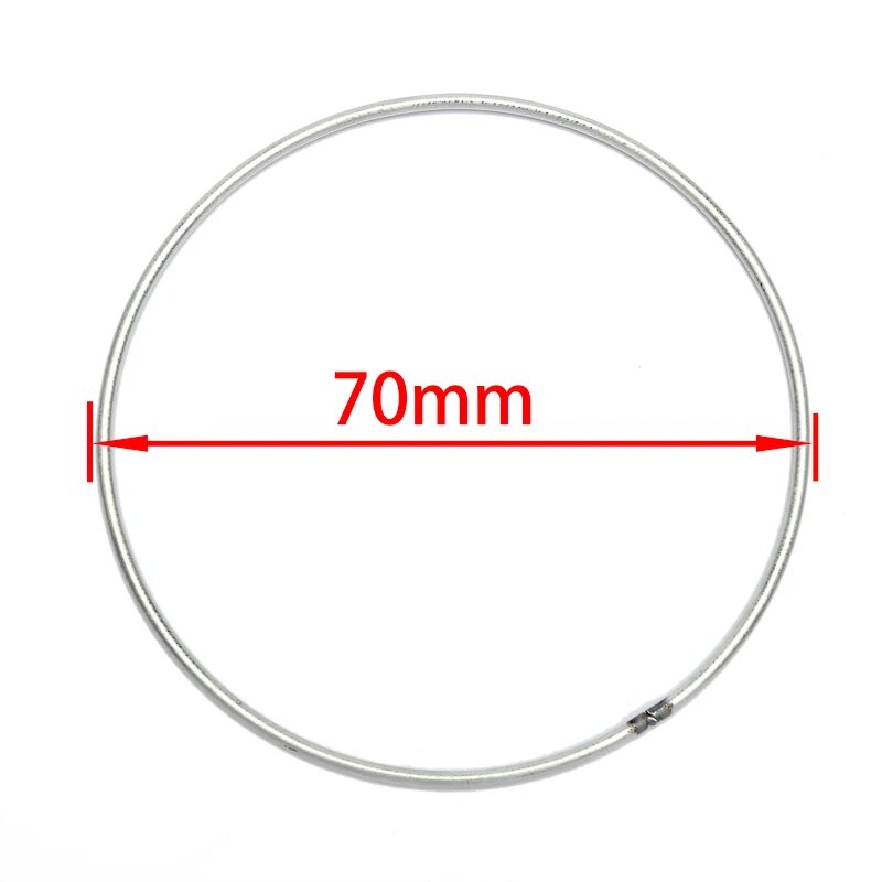 Металлические кольца для ловцов снов REGELIN 10 шт. 70mm