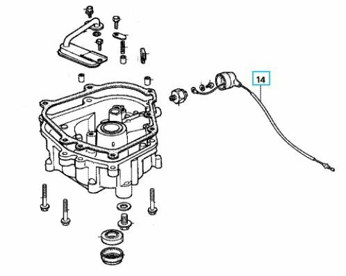 Провод, датчик давления масла (Оригинал)
