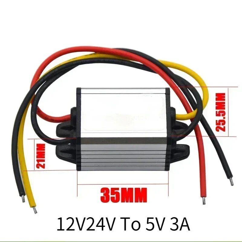 Понижающий преобразователь DC-DC 12V-24V to 5V 3A