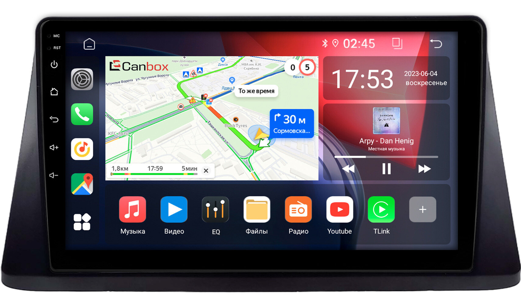 Штатная магнитола Mercedes-Benz Sprinter 2000-2006 Canbox RS9-2278 1.5/32 на Android 10 (IPS, DSP, CarPlay)