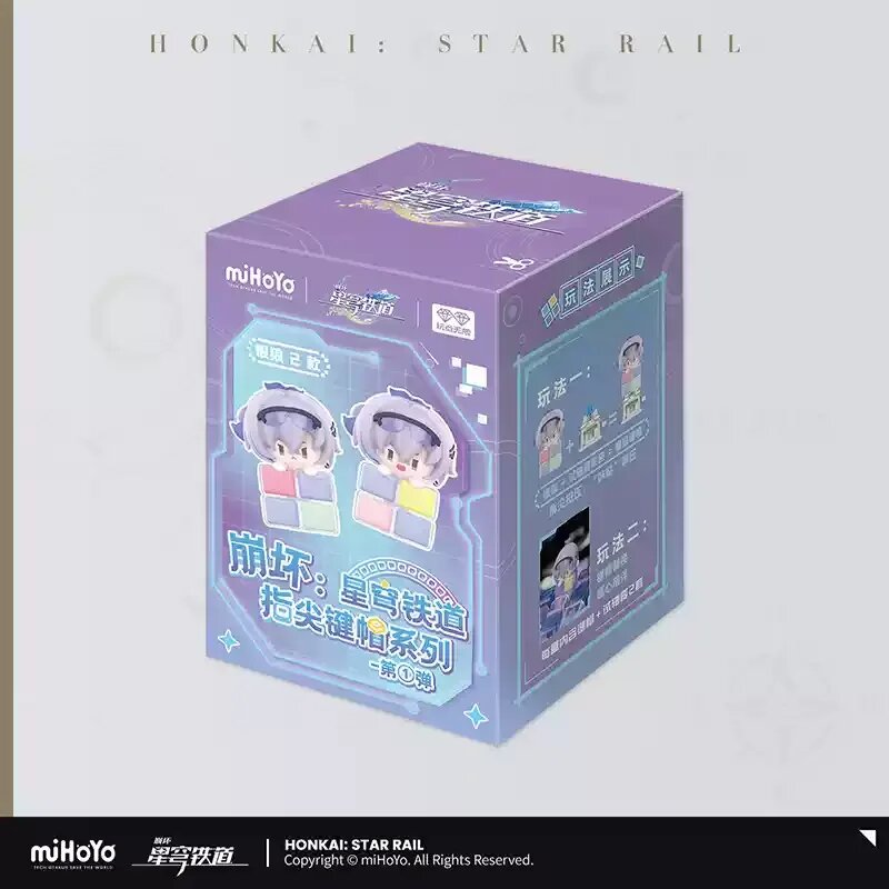 MiHoYo Honkai Star Rail Колпачки для клавиш Silver Wolf 2pcs