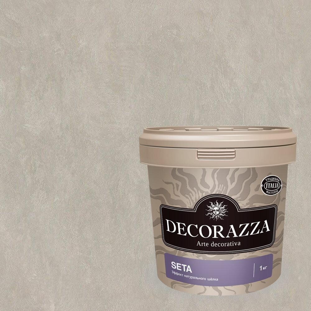 Декоративная штукатурка с эффектом натурального шелка Decorazza Seta (1кг) ST 11-118