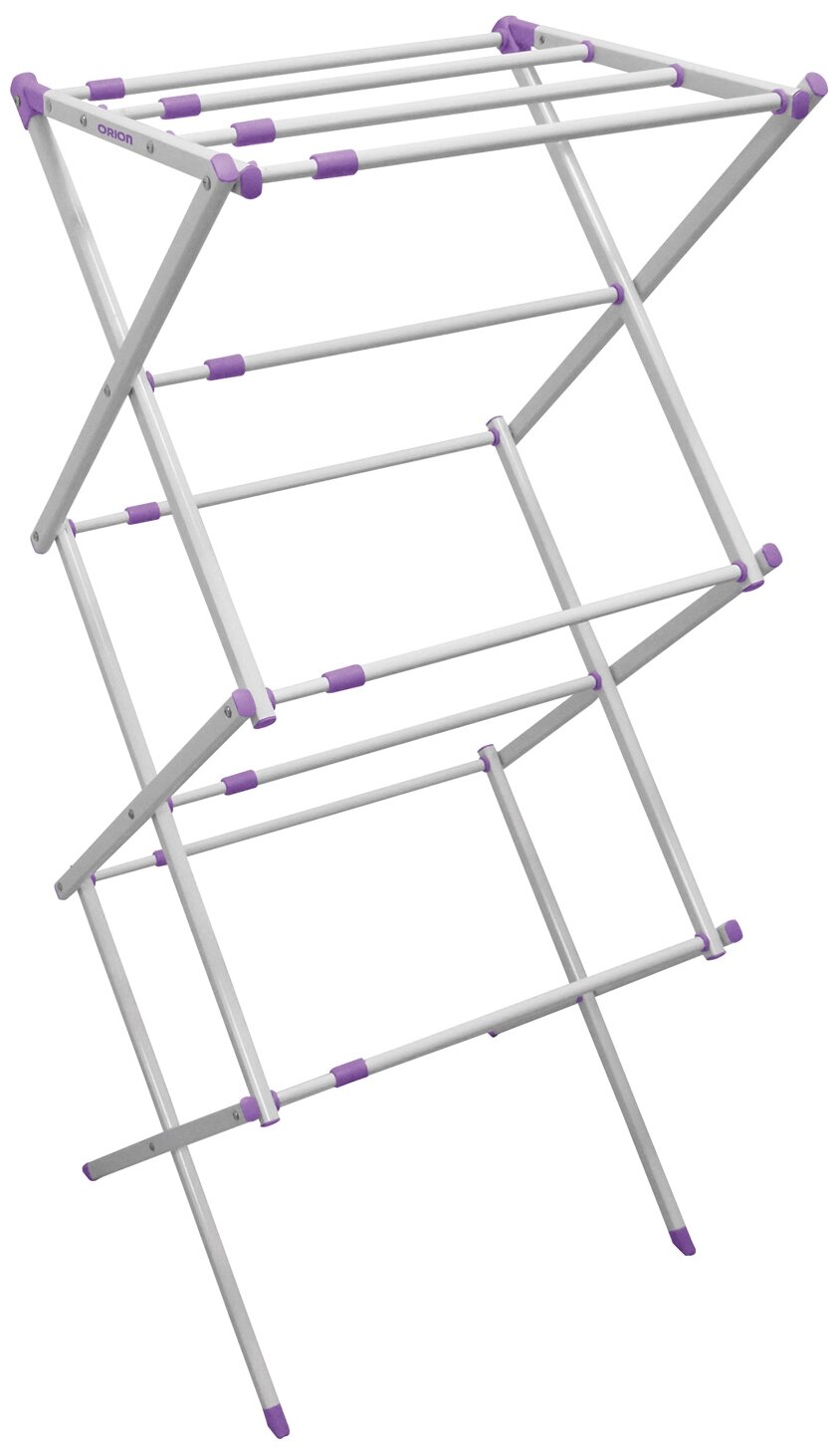 Сушилка для белья Orion 6101, вертикальная, цвет серый-фиолетовый Orion 9161759 .