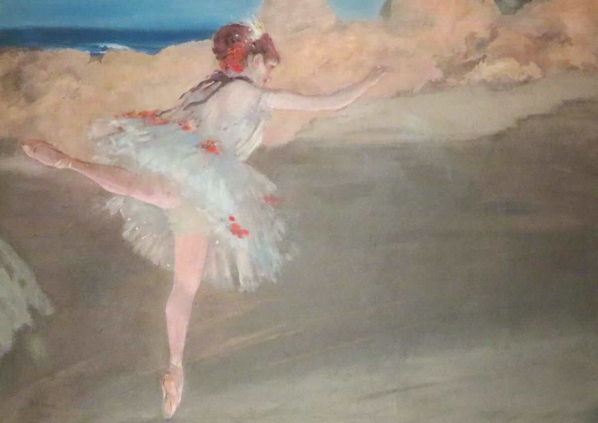 Постер. Эдгар Дега. Звезда. Балерина на пуантах. Формат А3.