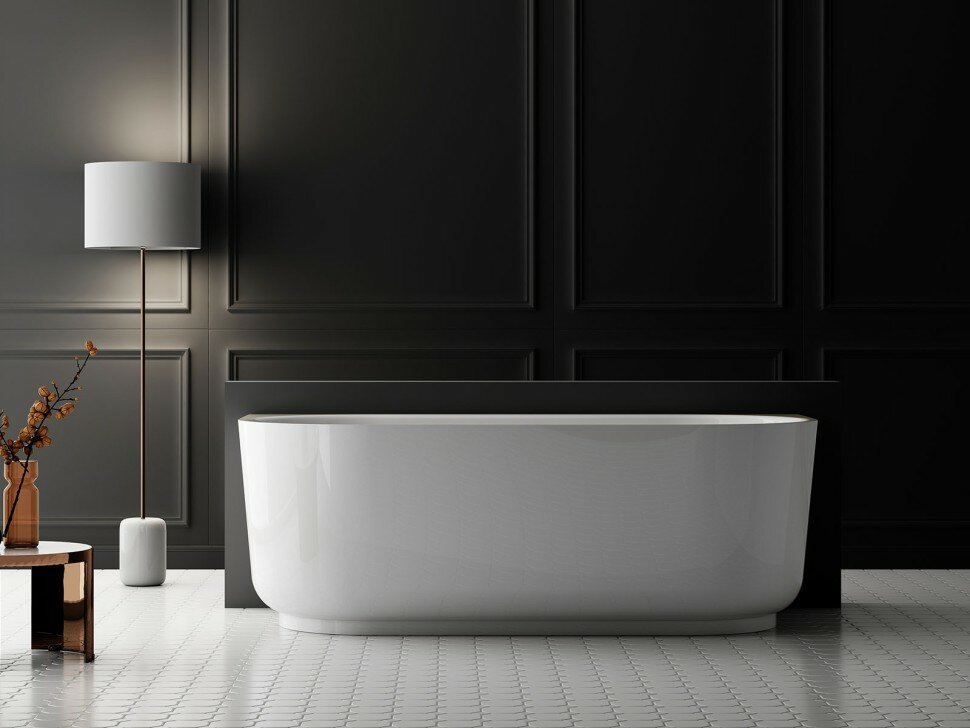 Ванна Акриловая Vincea Vbt-621, 1700*800*580, Цвет Белый, Слив-перелив В Комплекте, Белый