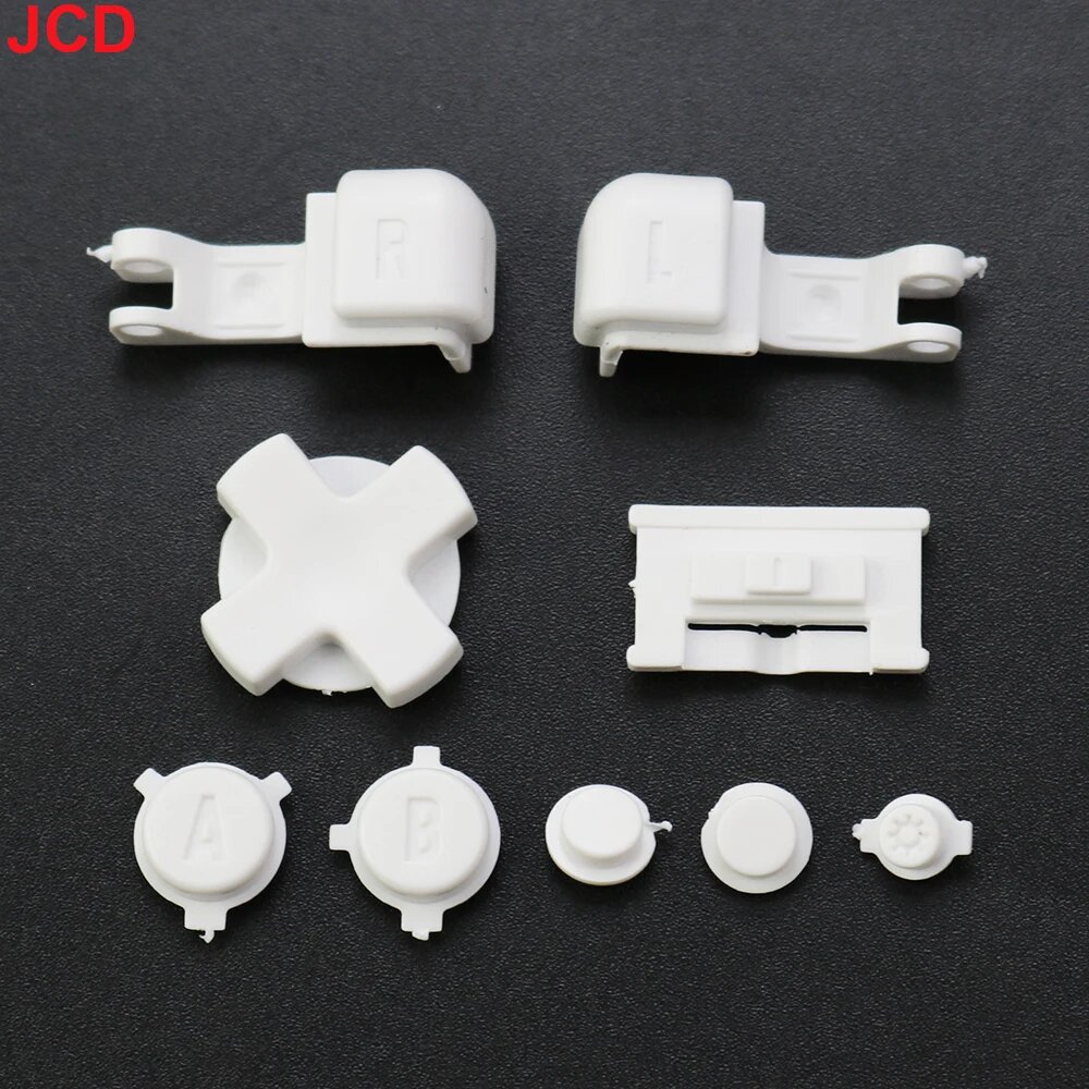 Комплект кнопок JCD для Game Boy Advance SP Белый, white