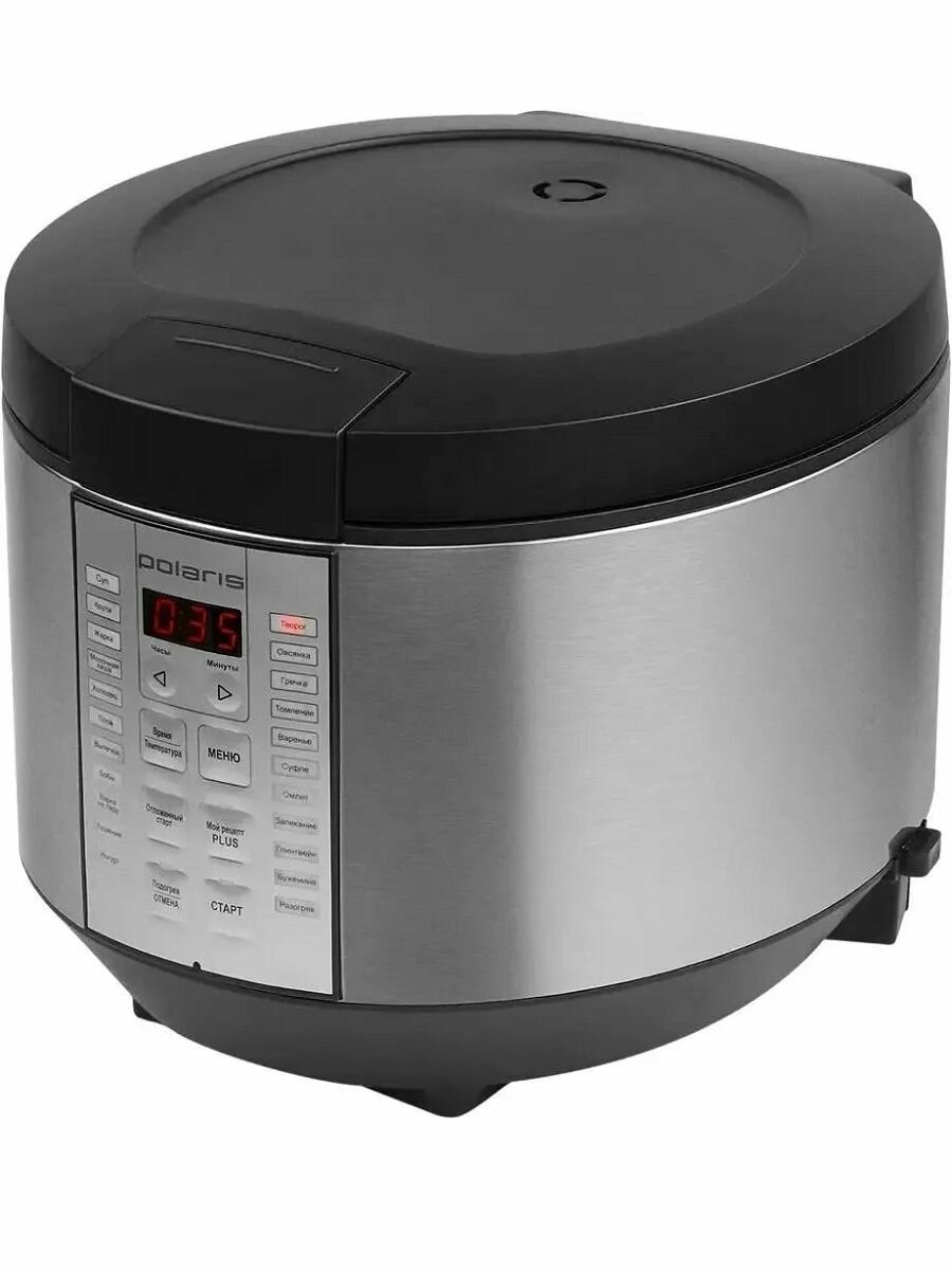 Мультиварка Polaris PMC 0586AD, мощность 750 Вт, объем чаши 5 л, автоматических программ 58 л, отложенный старт до 24 ч