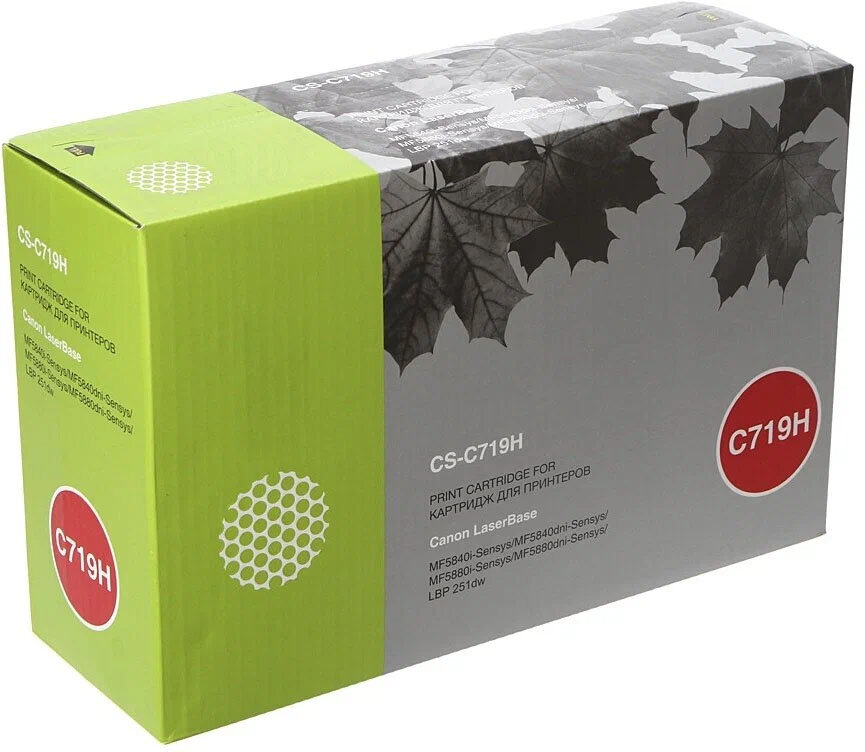 Картридж CACTUS CS-C719H черный, 6400стр