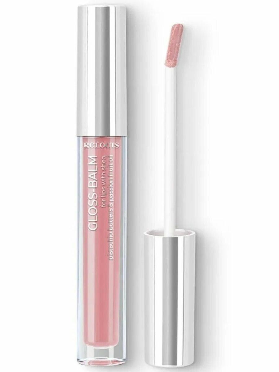 Блеск для губ бальзам RELOUIS GLOSS BALM с маслами ши, фисташки и маракуйи тон 09 Sugar Candy