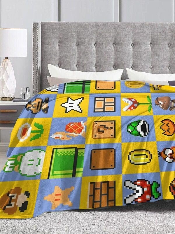 Пледы Супер Марио Плед Луиджи Luigi от Super Mario