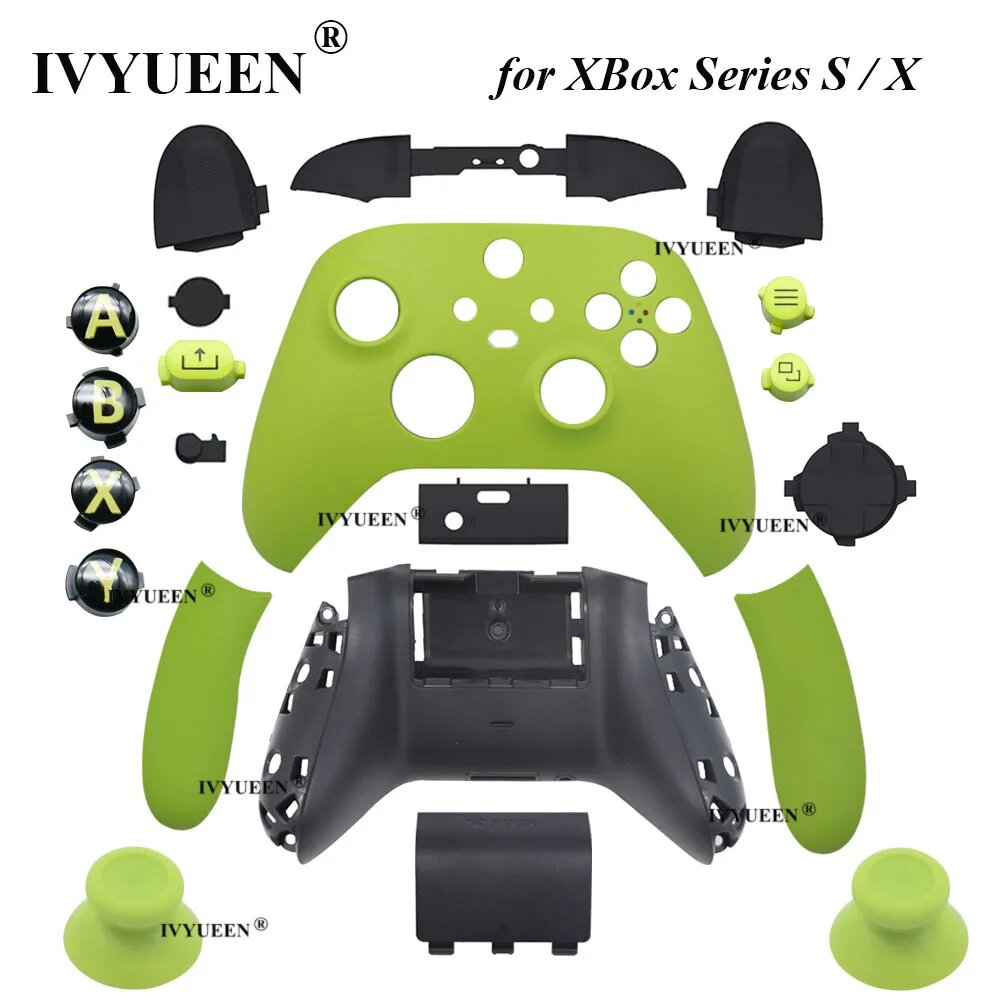 Корпус для контроллера Xbox Series X S IVYUEEN Electric Volt Black