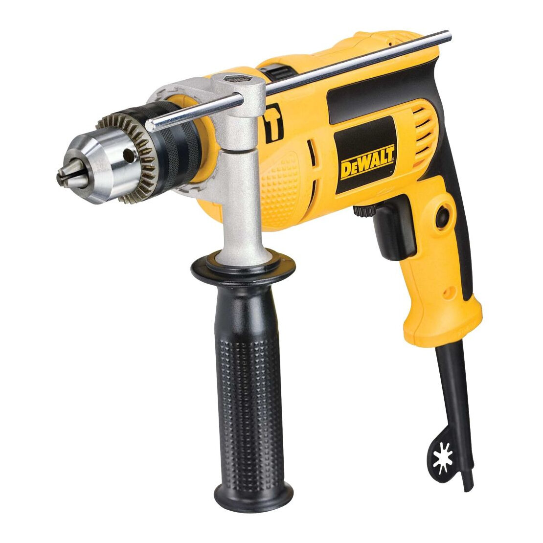 Дрель ударная DeWalt DWD 024, 650 Вт, реверс, щёточный двигатель, кейс