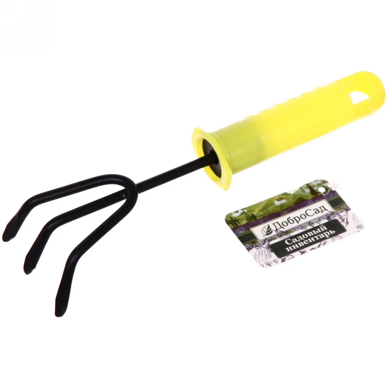 Рыхлитель 3-х зубчатый «Чиполино» 20х7,5см, пластиковая ручка, удобство в работе