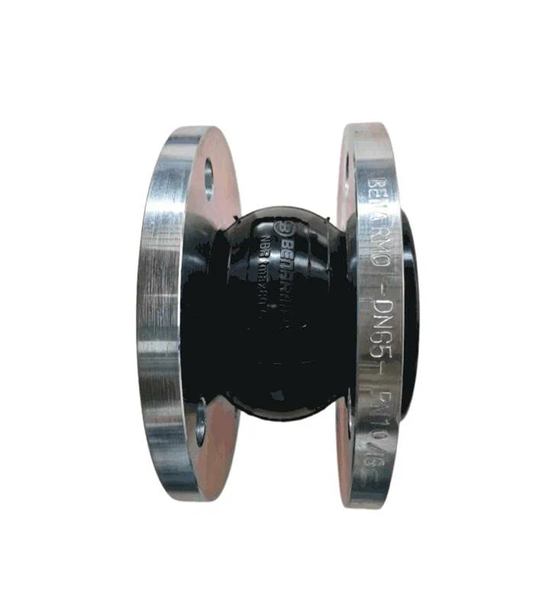 Компенсатор резиновый антивибрационный NBR Ду 250 Ру10 фл L=230мм Benarmo сжатие/растяжение 30 мм/14 мм