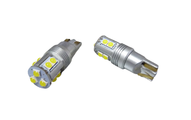 Светодиод габаритный Zumato T10 CAN 11 (3030) 2.4W 5000K 400Lm 12-24V (W5W) без полярности - 2 шт.