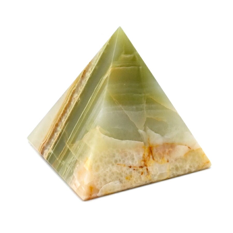 Пирамида из оникса 75*75*85 мм .