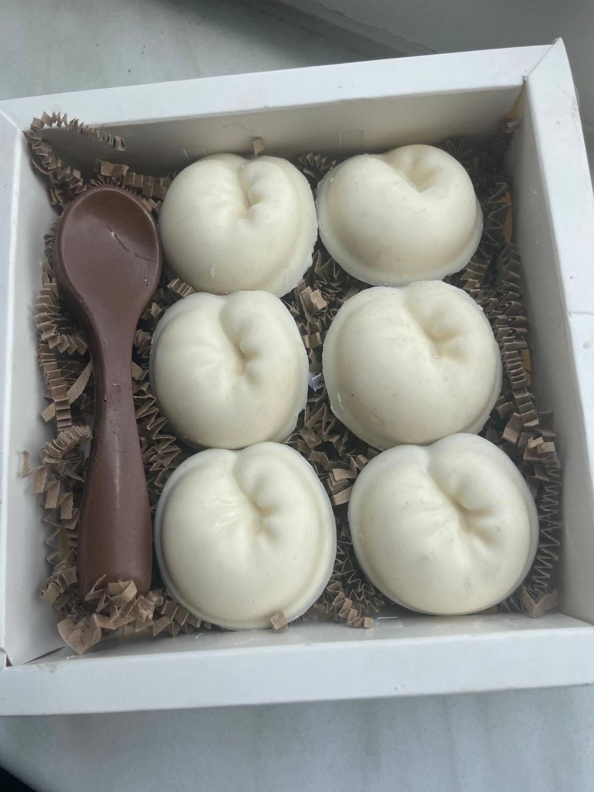 ShokoTrendy Шоколад для мужчин подарочный Пельмени шоколадные с ложкой