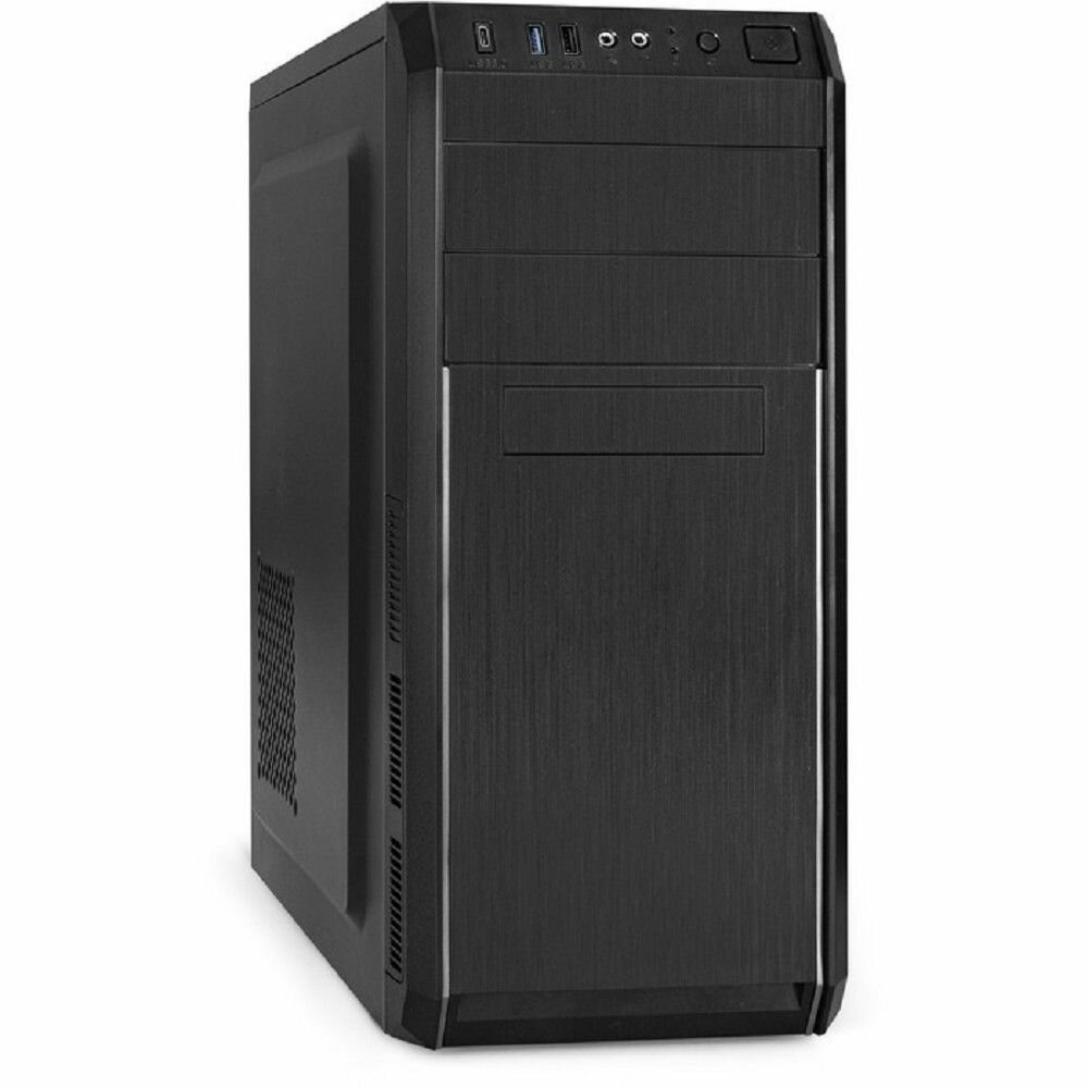 EXEGATE Корпуса EX287365RUS Корпус Miditower XP - 334UC ATX, без БП, 1 USB+1 USB3.0+1 TypeC, аудио, черный