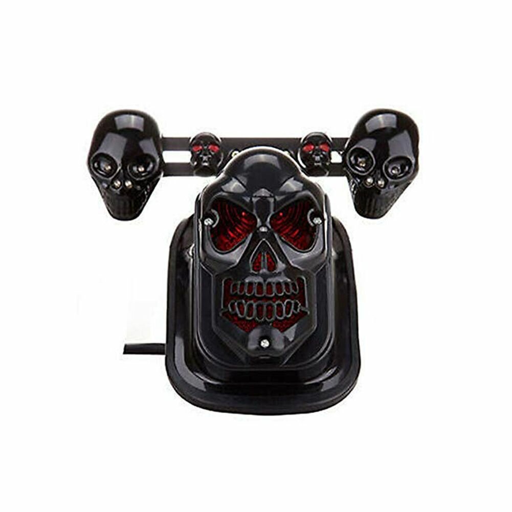 Каркасное рулевое управление со встроенной задней фарой черного цвета