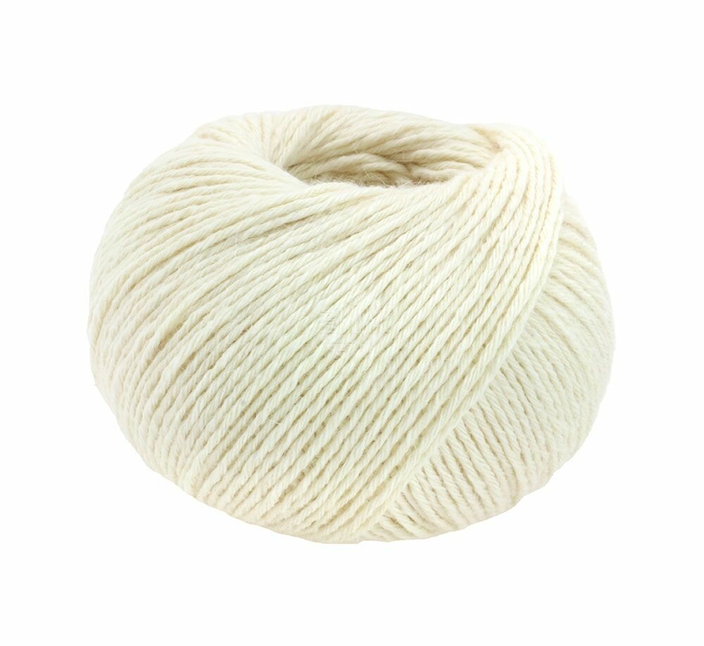 Пряжа для вязания Lana Grossa Cara (01 Blassgelb)