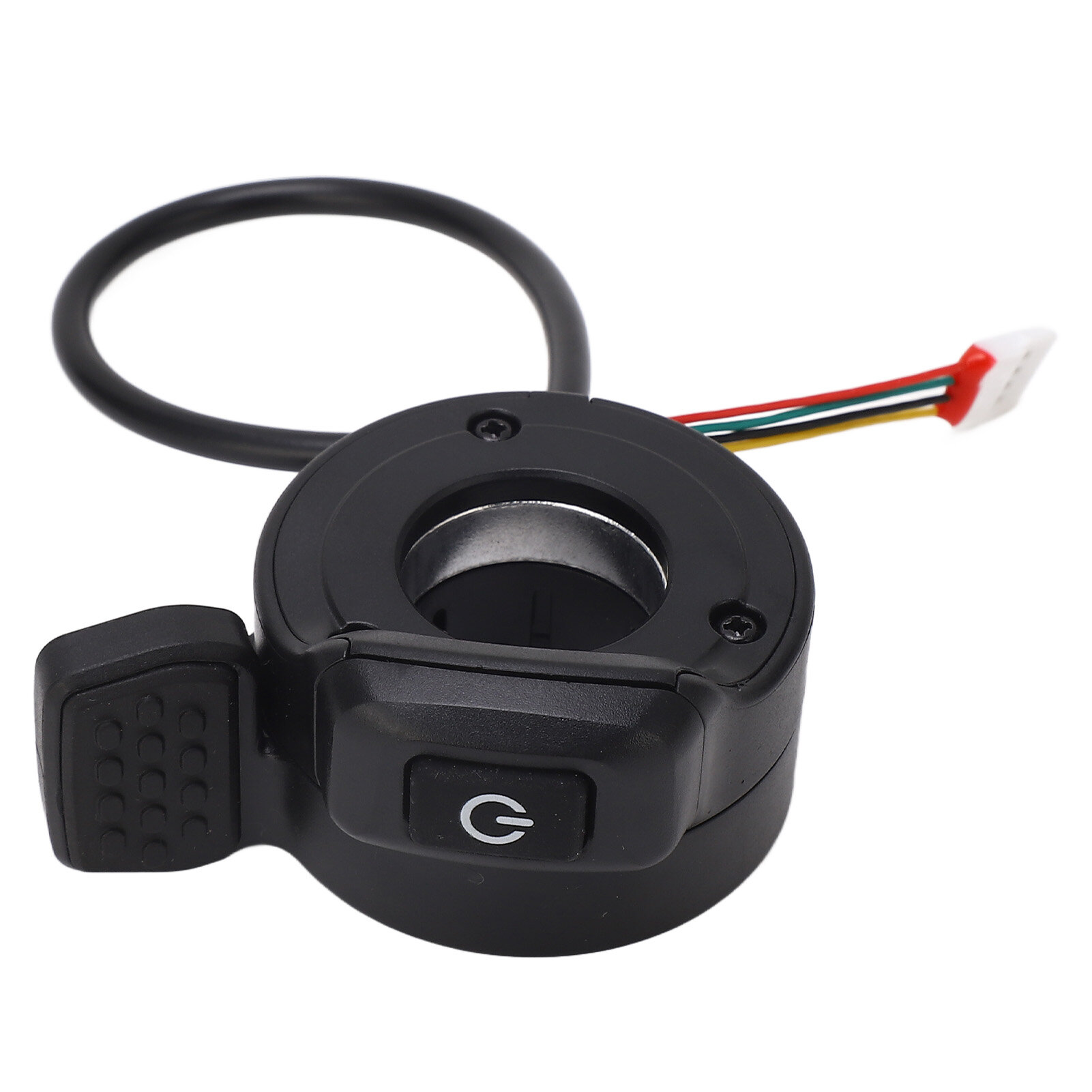 Акселератор с управлением большим пальцем, переключатель питания, регулировка скорости, рычаг газа, рельефная полоса для электросамоката справа