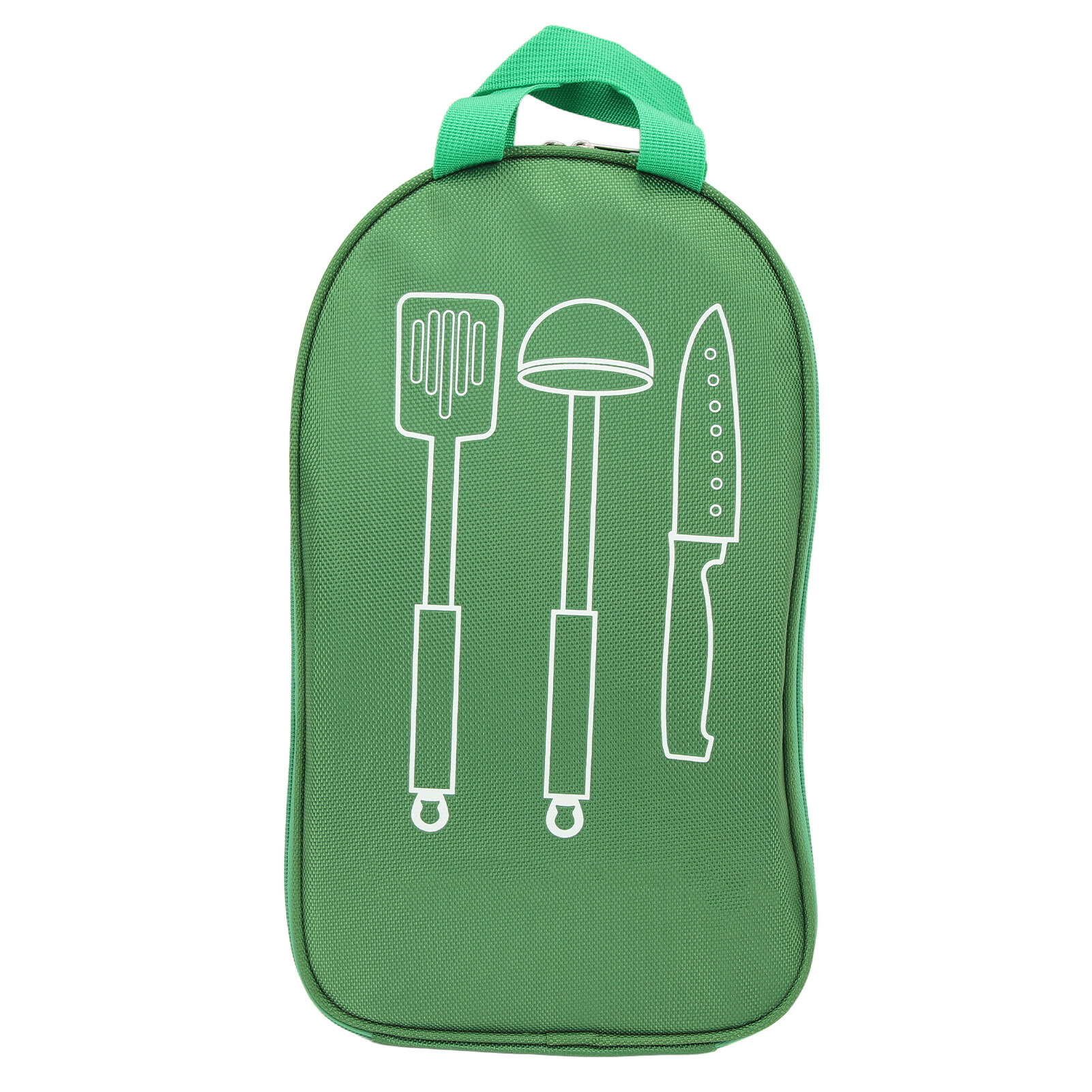 Кемпинг Путешествия Кухонные Принадлежности Организатор Сумка Наружная Посуда для Пляжа Парк Пикник Барбекю Зеленый