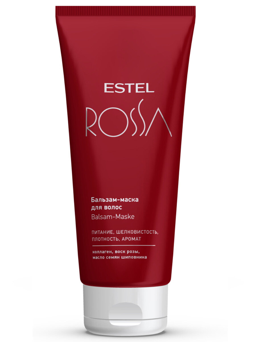 Бальзам-маска для волос ESTEL PROFESSIONAL Rossa питание и шелковистость с коллагеном 200 мл