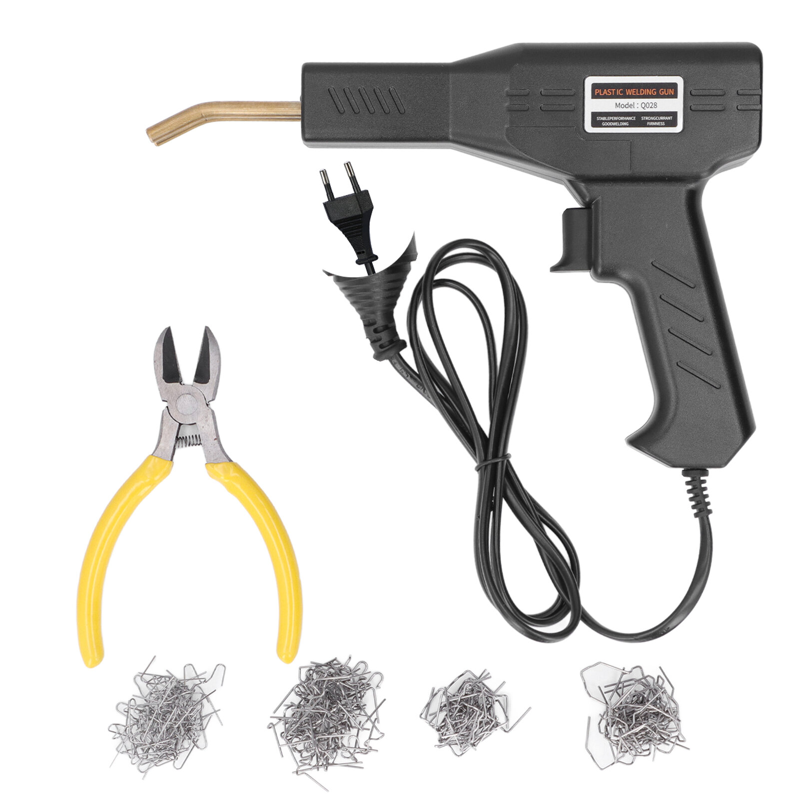 Сварочный степлер мощностью 50 Вт, гаражный инструмент, комплект для ремонта автомобильных бамперов, сварочный аппарат, черный, вилка EU, 220 В.