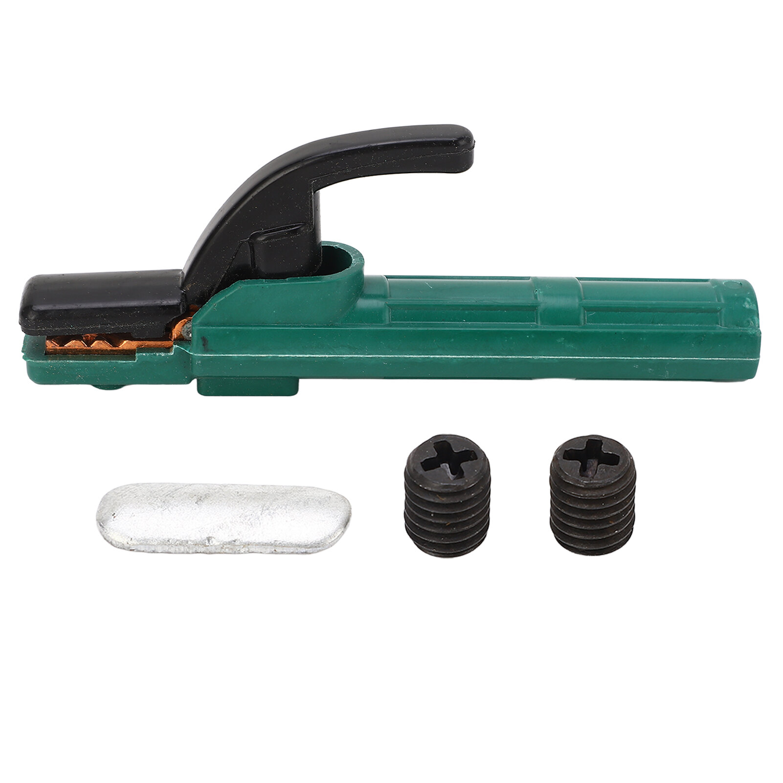 Держатель электрода 300А, чистая медь, эргономичная ручка с защитой от ожогов, изолированная ручка, зажим для сварочного электрода