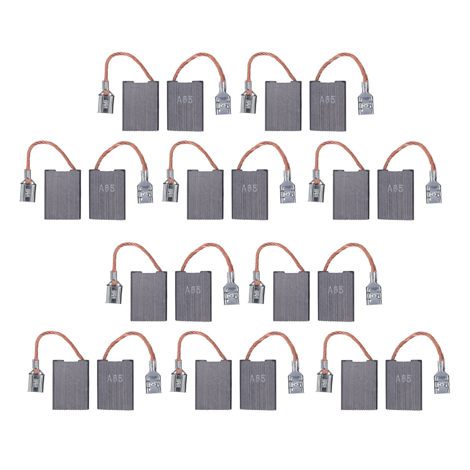 20шт Мотор Угольные Щетки Угловая Шлифовальная Машина Электрическая Дрель Молоток Запасные Части Для Электроинструмента