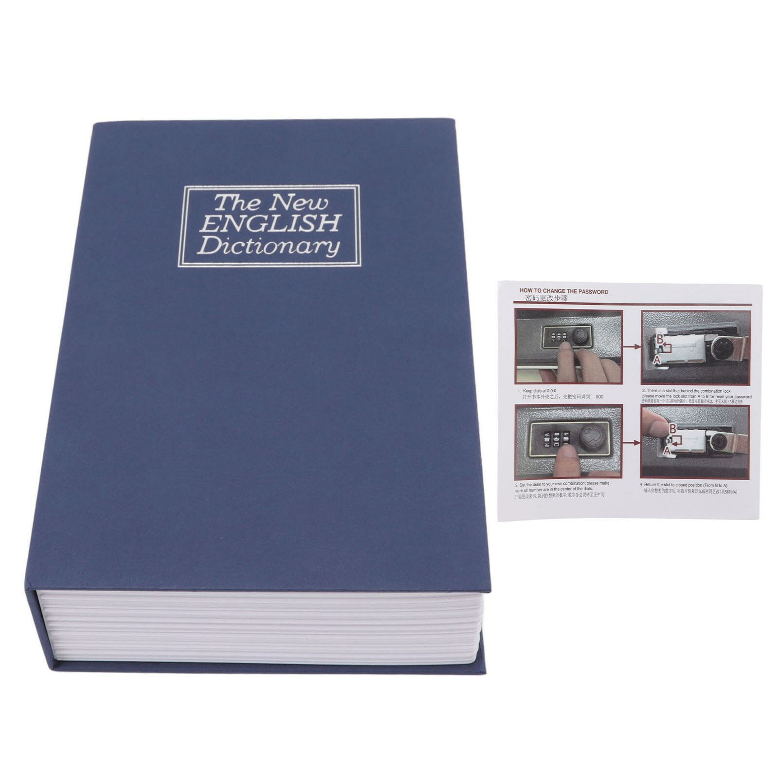 Копилка в виде словаря, монеты, с кодовым замком, в форме книги, секретный подарок на день рождения для детей. Сейф.