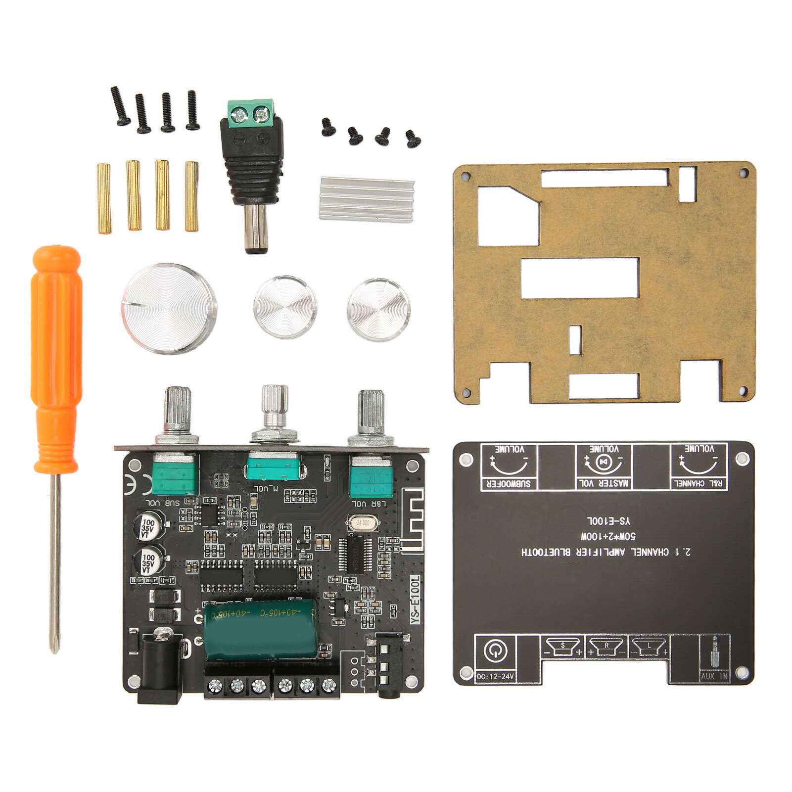 Цифровой усилитель мощности 2.1-канальный 50-500Вт