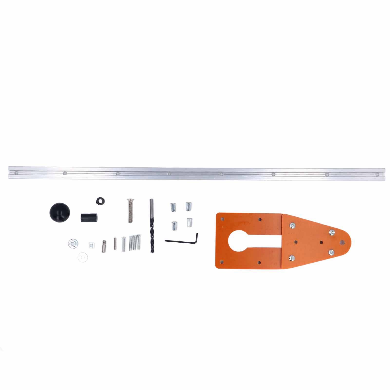 Фрезерная плита 600 мм с рейкой для дерева