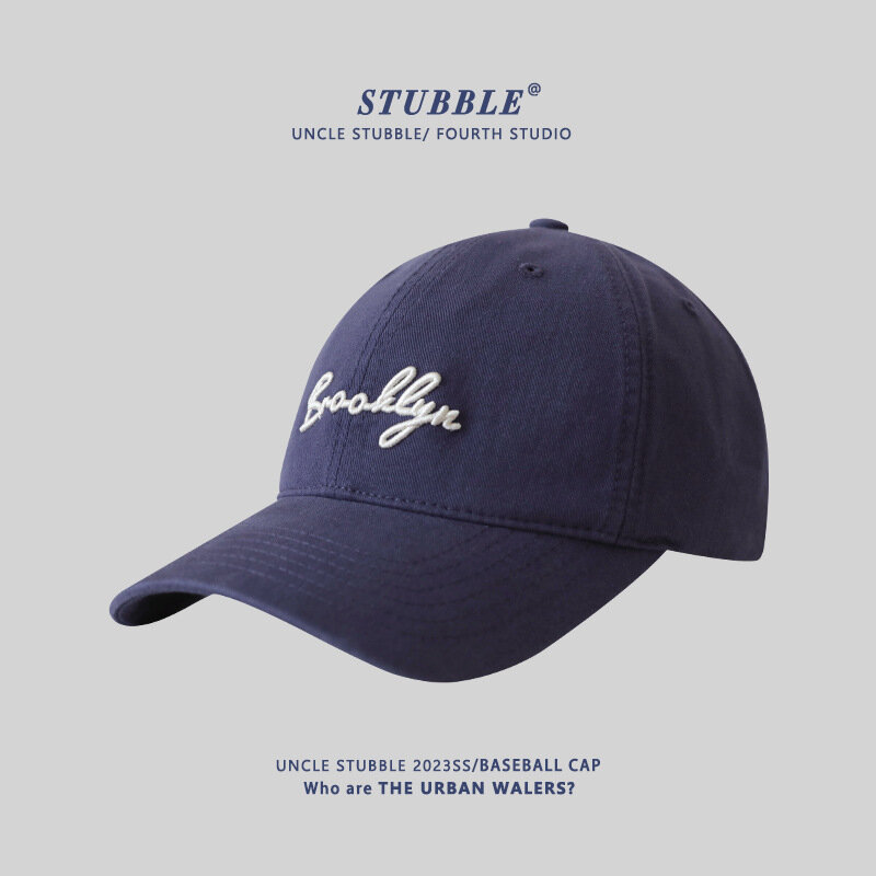 Оригинальный дизайн бейсболки 2023 года, модная кепка-утконос для мужчин и женщин с широкими полями и маленьким лицом, парная шляпа от солнца из чистого хлопка в наличии