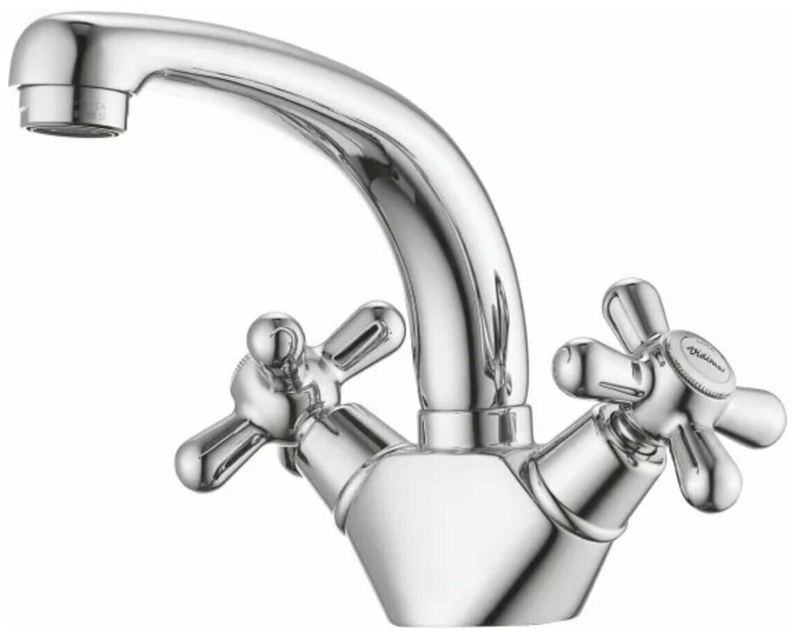 Смеситель для умывальника 2-ух ручный , смеситель для раковины HANSEN (H10013)