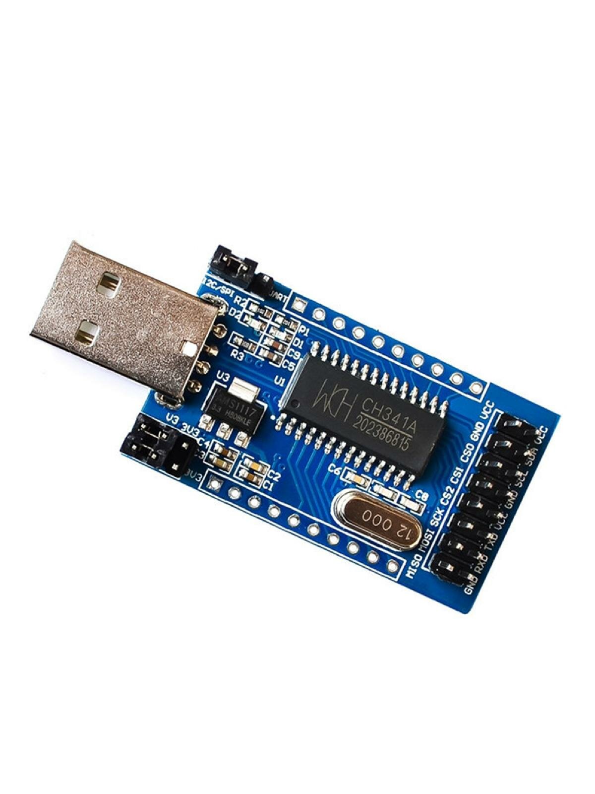 CH341A USB к UART IIC SPI